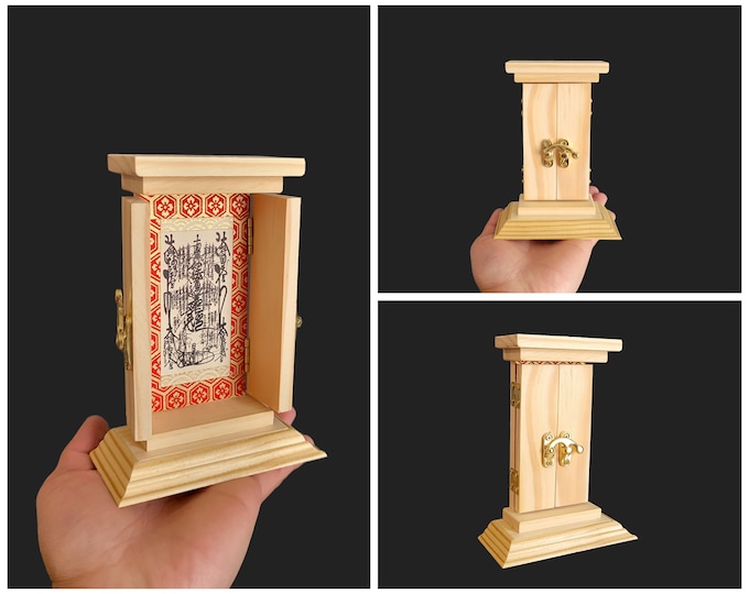 Mini Traveling Nichiren Gohonzon Omamori Butsudan Portable Nichiren ...