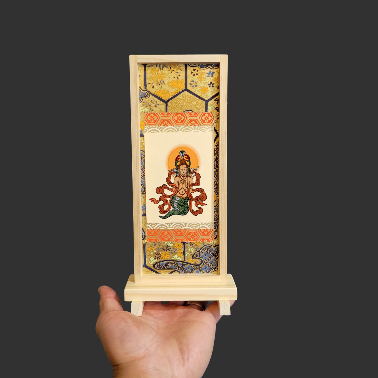 Nagakanya Mother Goddess Altar Tablet. Naga Serpent Maiden Goddess ...