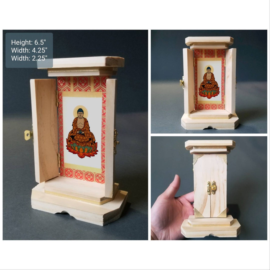 Yakushi Nyorai Mini Butsudan Omamori. Medicine Buddha. Bhaisajyaguru ...