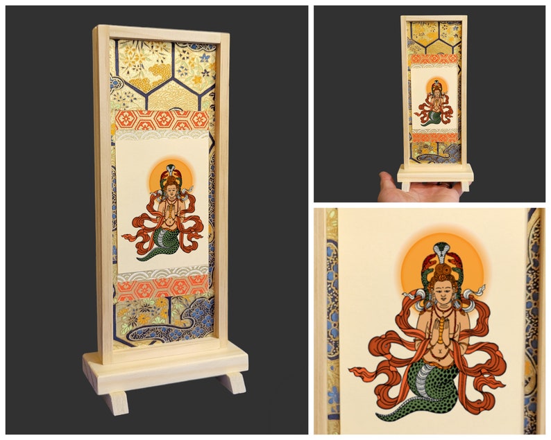 Nagakanya Mother Goddess Altar Tablet. Naga Serpent Maiden Goddess ...