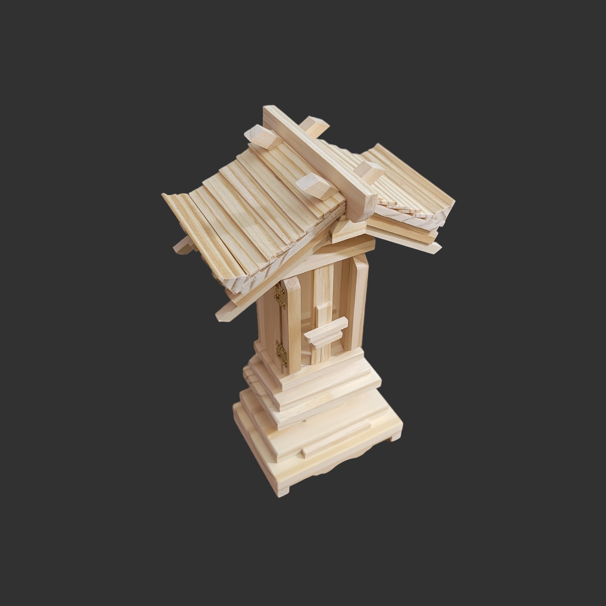 Miniature Temple-style Spirit House Kamidana Shrine. Memorial ...