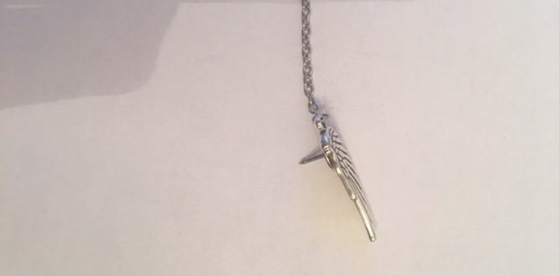 Silver Bird Wings Collar Clip - Etsy