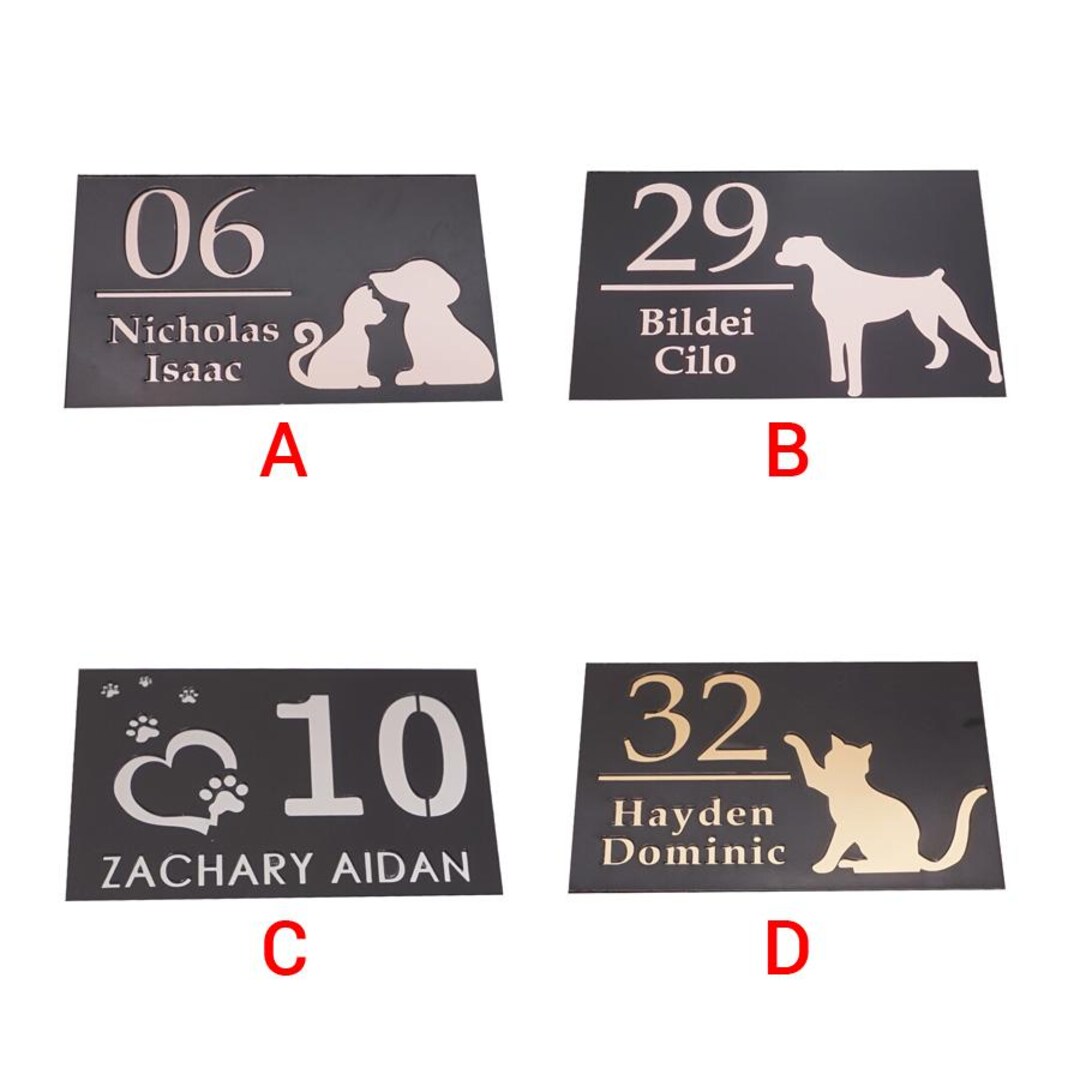 Custom Acrylic Store Name Sign: Personalized Door Plate, Salon Decor - Etsy