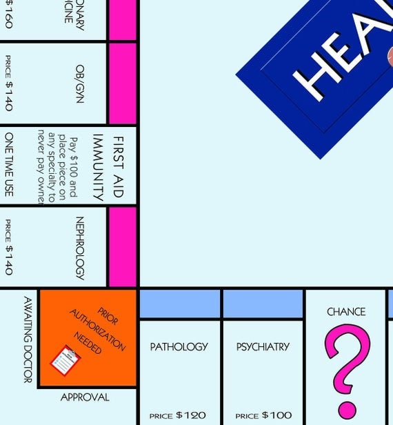 Custom Healthcare Themed Board Game - Etsy