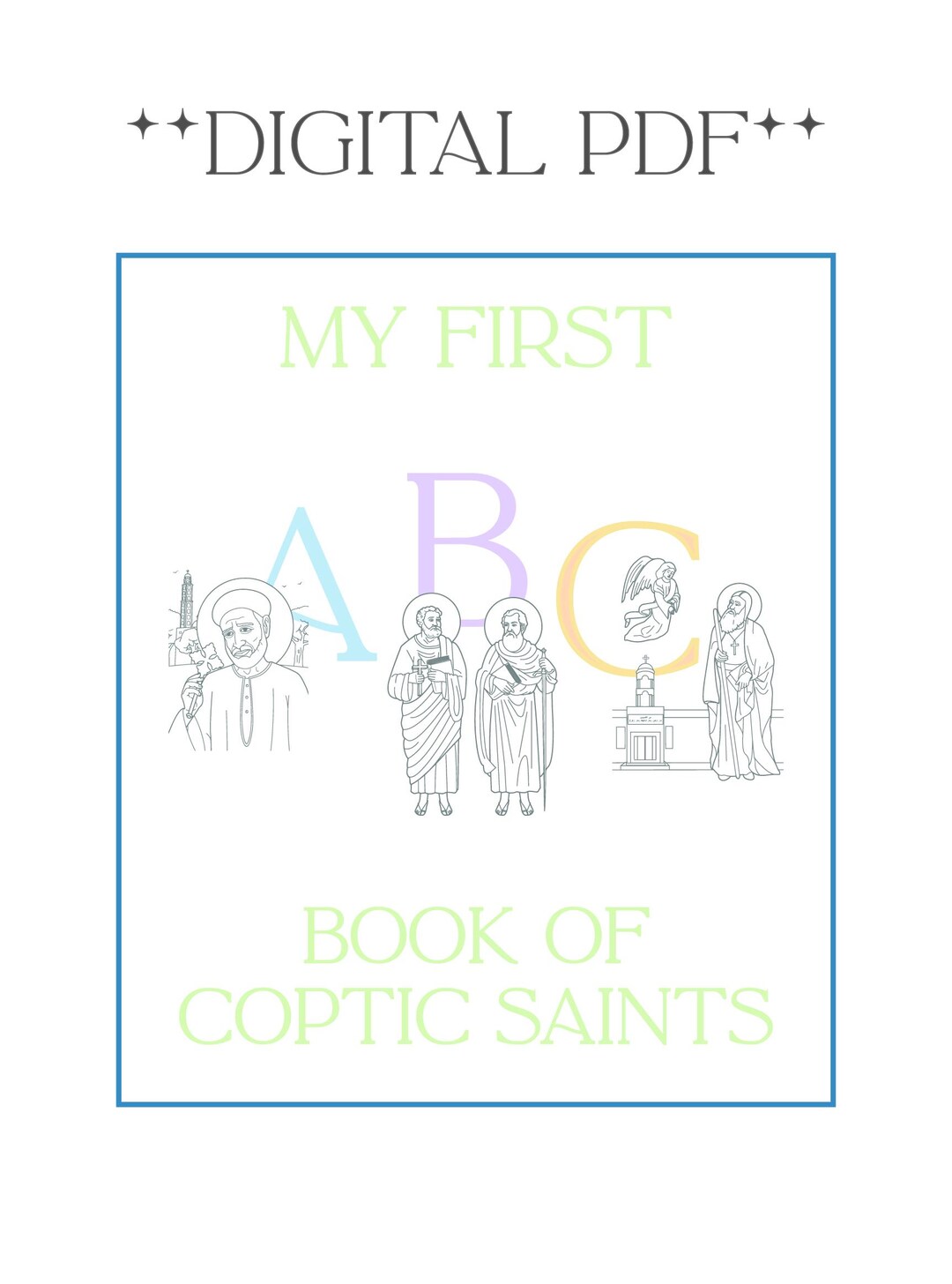 ABC Book of Saints | Coptic Orthodox Children’s Printable | Orthodox ...