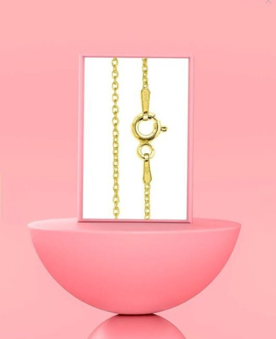 925 Silver Dainty Chain High Quality 18k Micro Gold Vermeil Rolo Chain ...