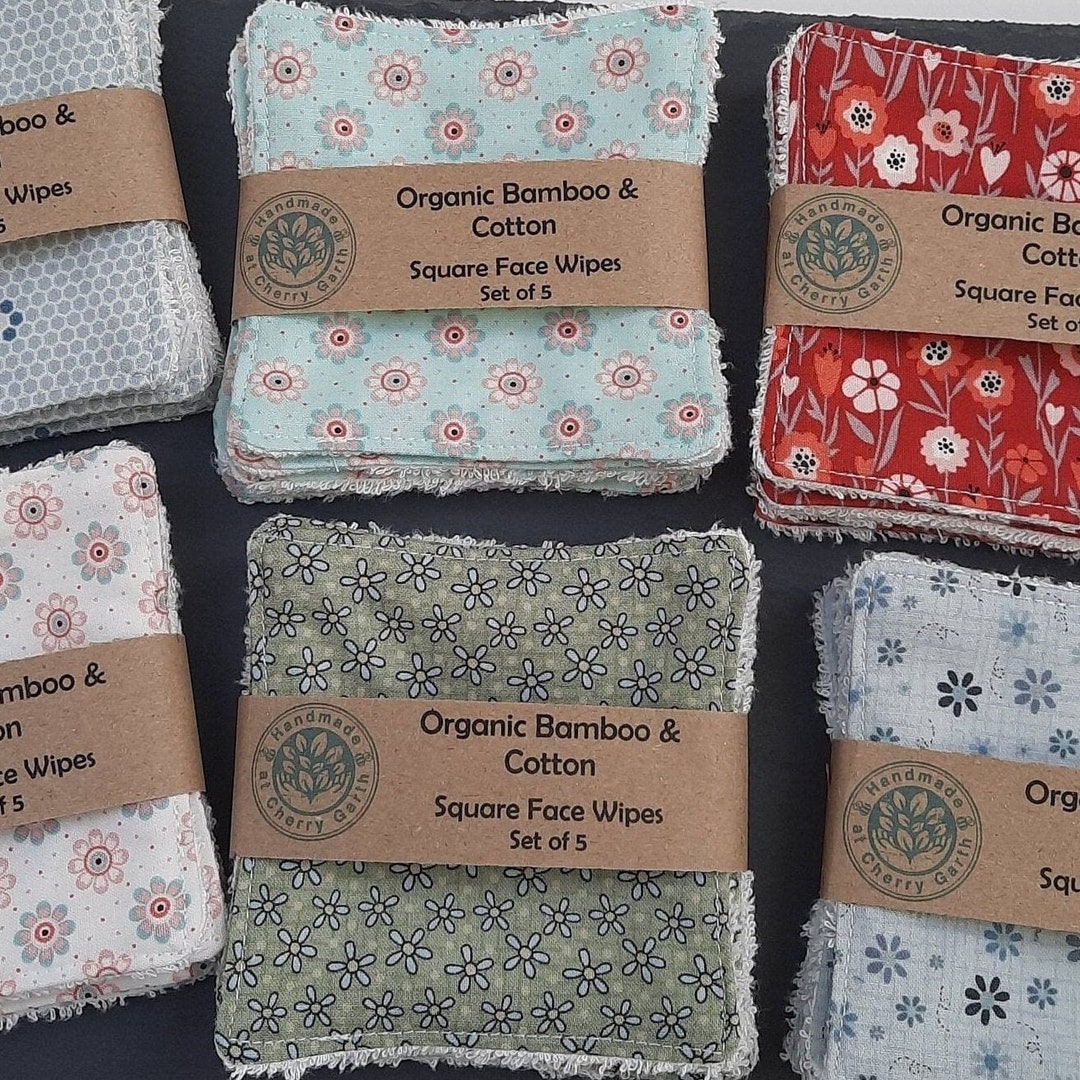 Reusable Cotton Face Pads / Little Wash Bag / Make up Remover Pad ...