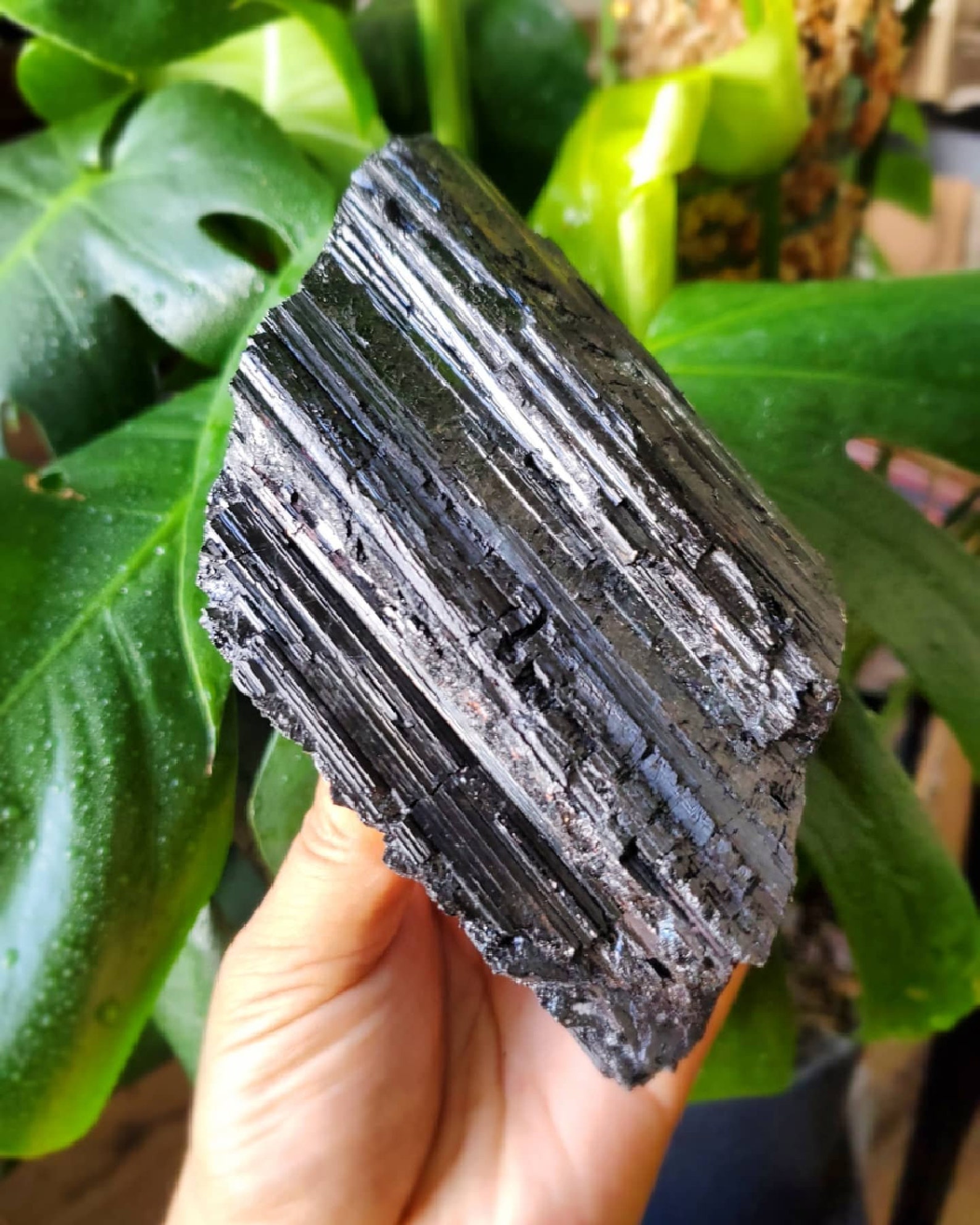 3LB Black Tourmaline Raw Crystal Specimen/Black Tourmaline/Raw | Etsy