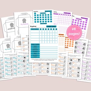 Complete Chore Chart System for Kids Daily and Weekly Chores and ...