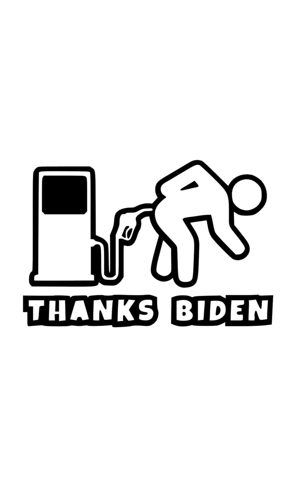 Thanks Joe Biden Car Decal Window Sticker FREE SHIPPING - Etsy