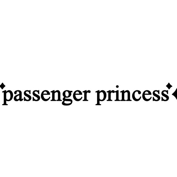 Passenger Princess Car Accessories - Etsy