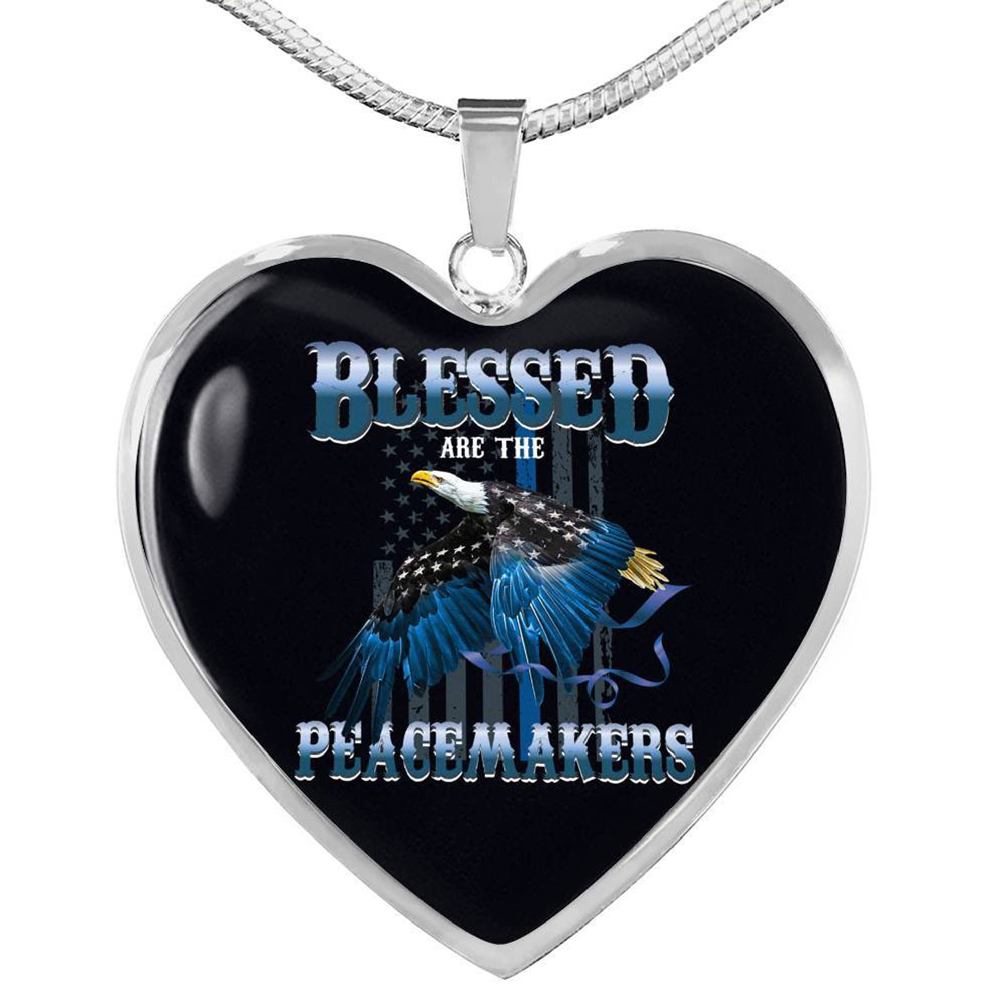 Peacemakers Necklace, Blessed Are the Peacemakers Necklace, Police ...