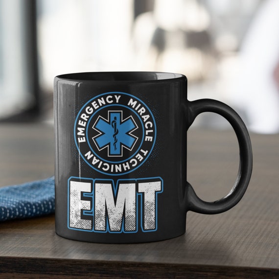 Cool EMT Coffee Mug Emergency Miracle Technician Mug | Etsy
