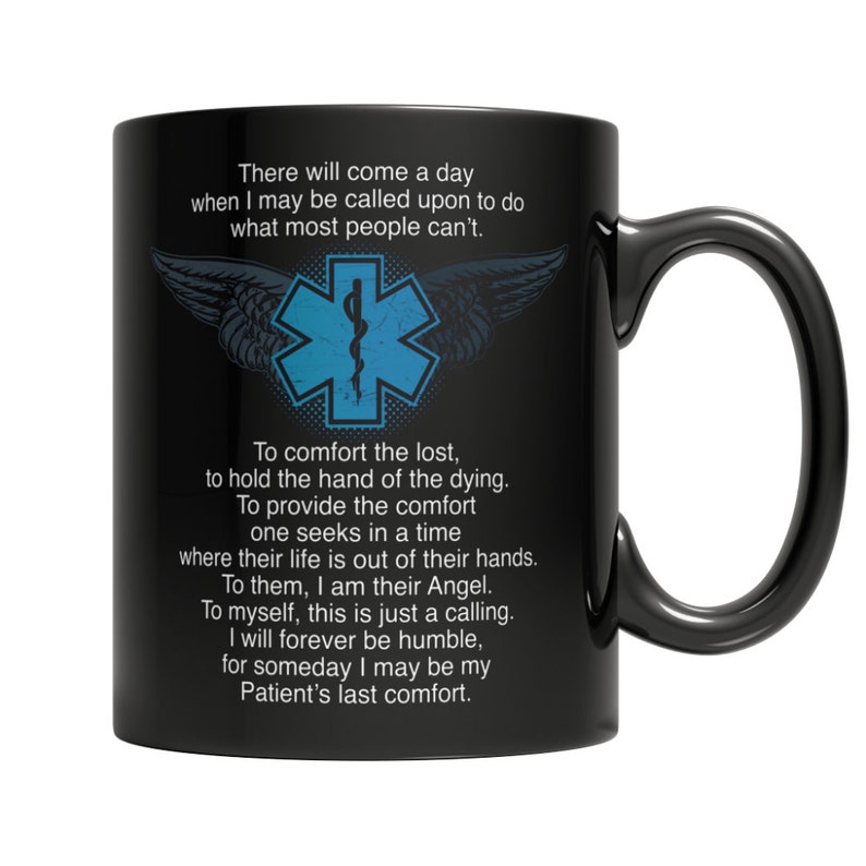 Mug Paramedic Gifts Paramedic Mug - Patients Last Comfort Mug -badass ...