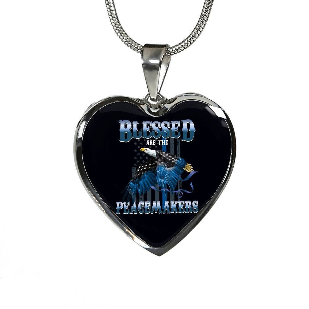 Peacemakers Necklace, Blessed Are the Peacemakers Necklace, Police ...