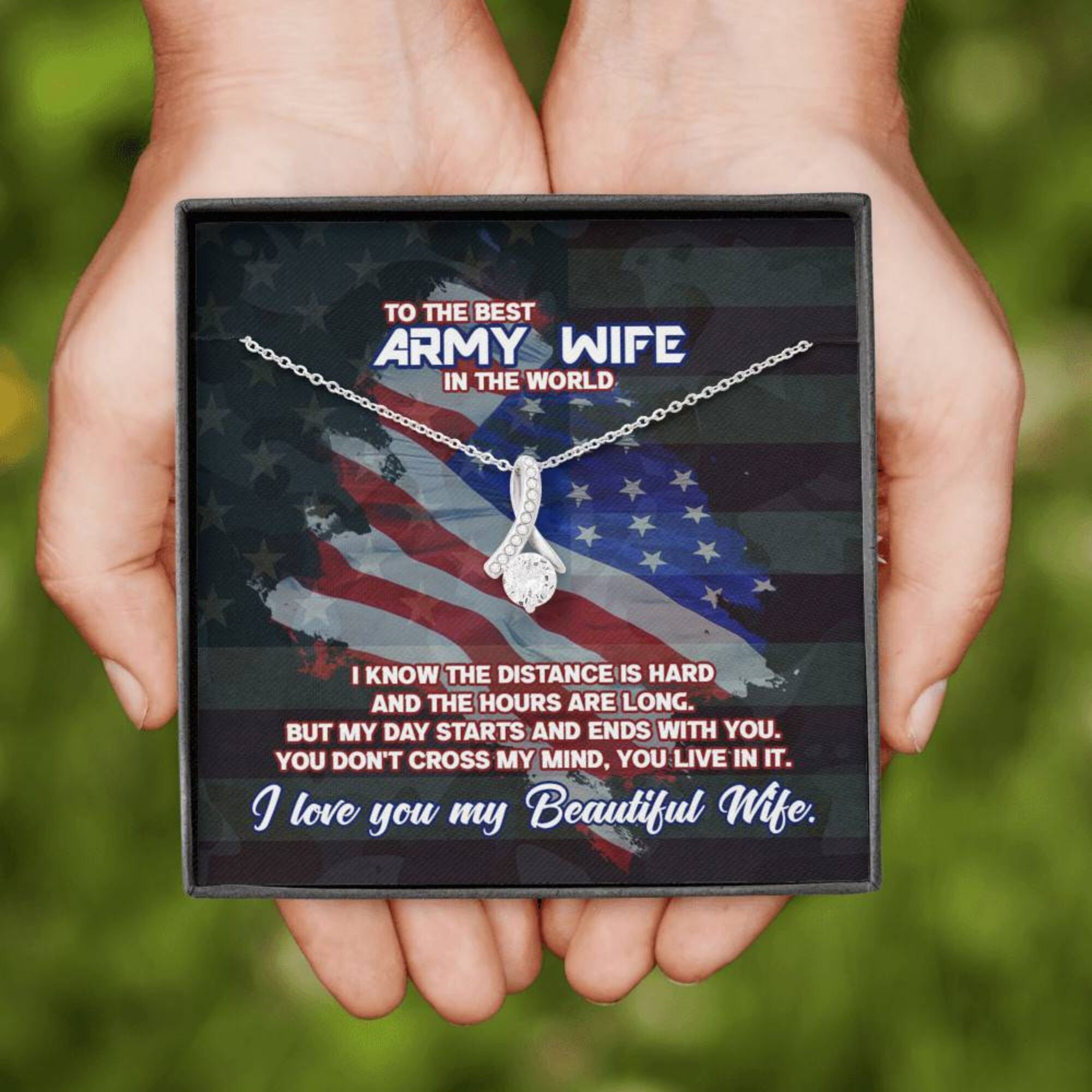 To the Best Army Wife in the World Army Wife Gift Army - Etsy