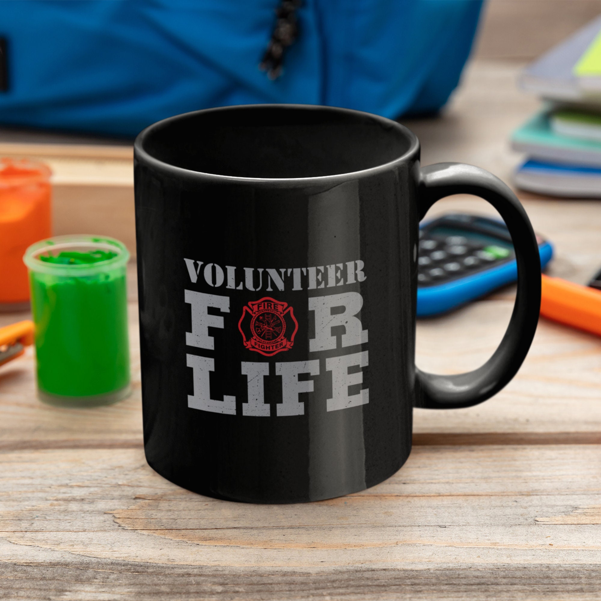 Volunteer Firefighter Mug Fun Volunteer Gifts Gift for Him Gift for ...