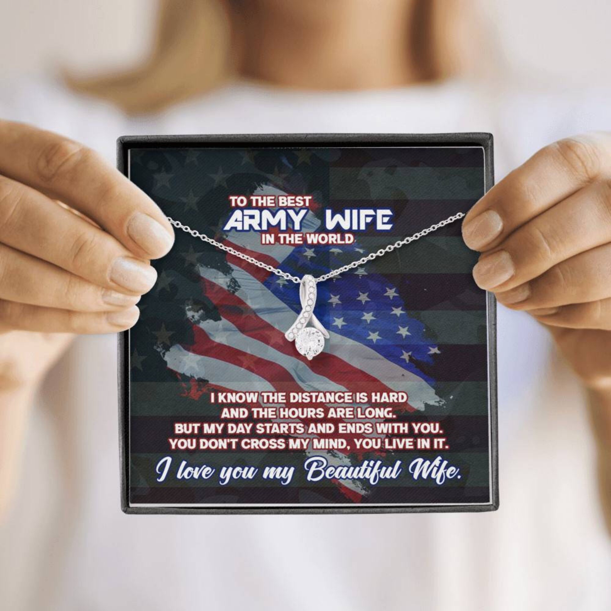 To the Best Army Wife in the World Army Wife Gift Army - Etsy