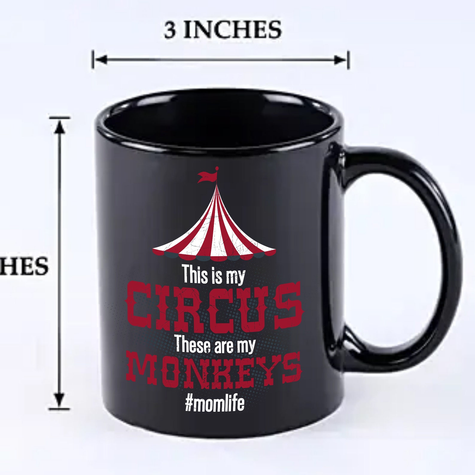 This is My Circus These Are My Monkeys Mug for Mom, Mugs for Mom Funny ...