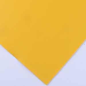 Yellow Faux Leather Sheets Solid Yellow Faux Leathervinyl - Etsy