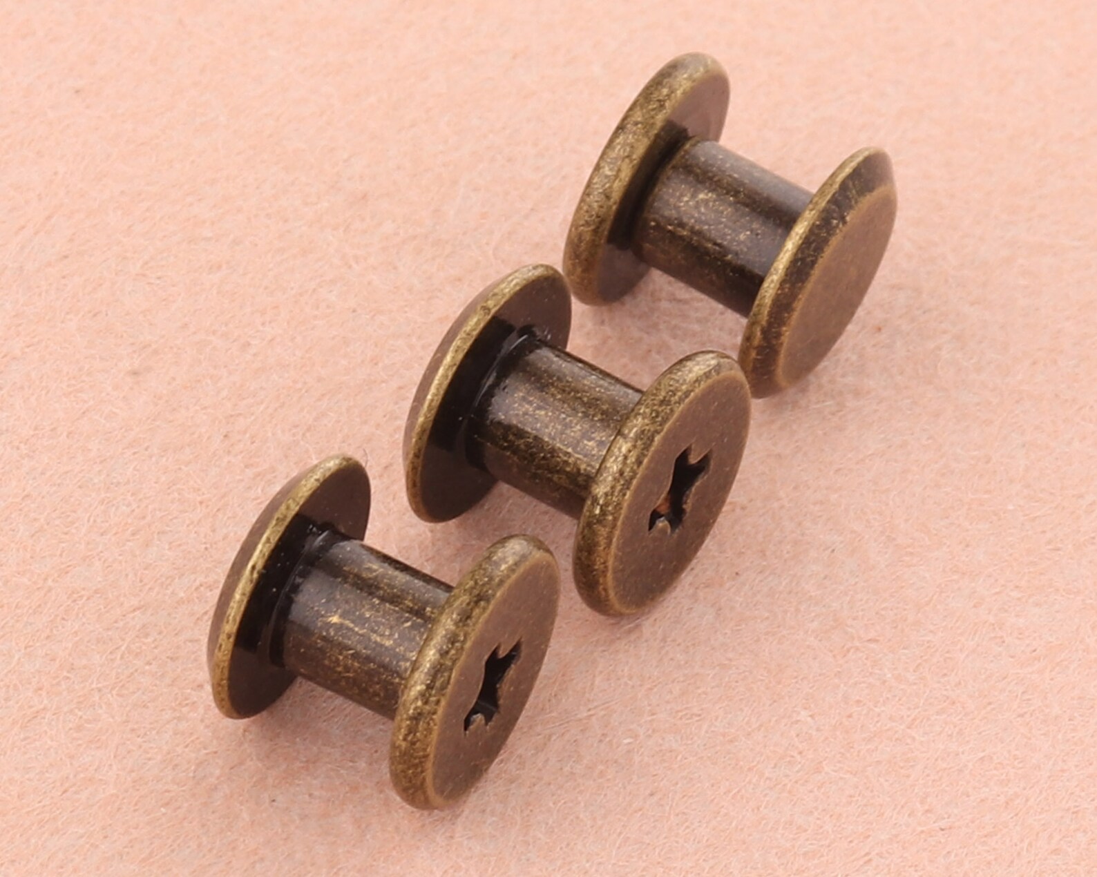 910mm Bronze Screw Rivets Metal Button Screw Back Studs Screw - Etsy