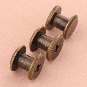 910mm Bronze Screw Rivets Metal Button Screw Back Studs Screw Studs for ...