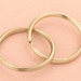 25mm Gold Round Split Key Rings Key Chain Clasp Supplies,o Ring Loop ...