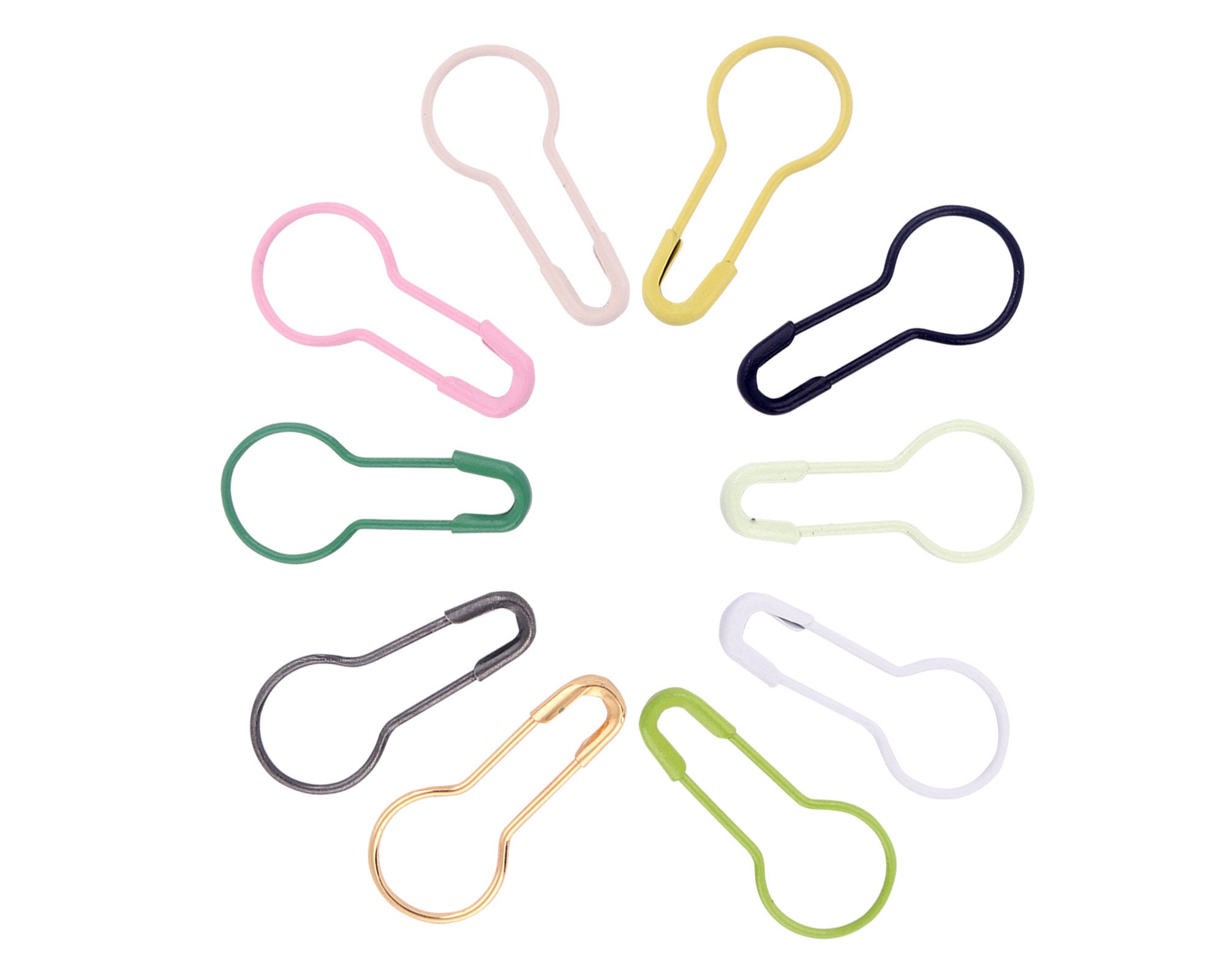 Colorful Tiny Bulb Safety Pins Metal Safety Jewelry Pin Brooch - Etsy ...