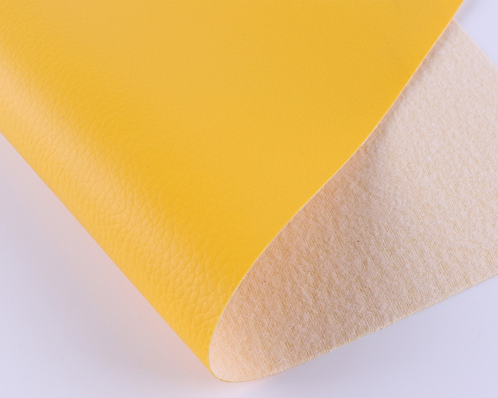 Yellow Faux Leather Sheets Solid Yellow Faux Leathervinyl - Etsy
