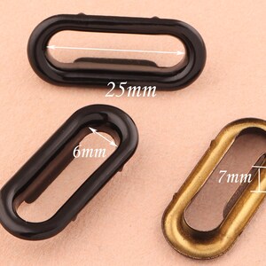 25mm Black Eyelets Grommets With Washers Metal Grommets Rivets - Etsy
