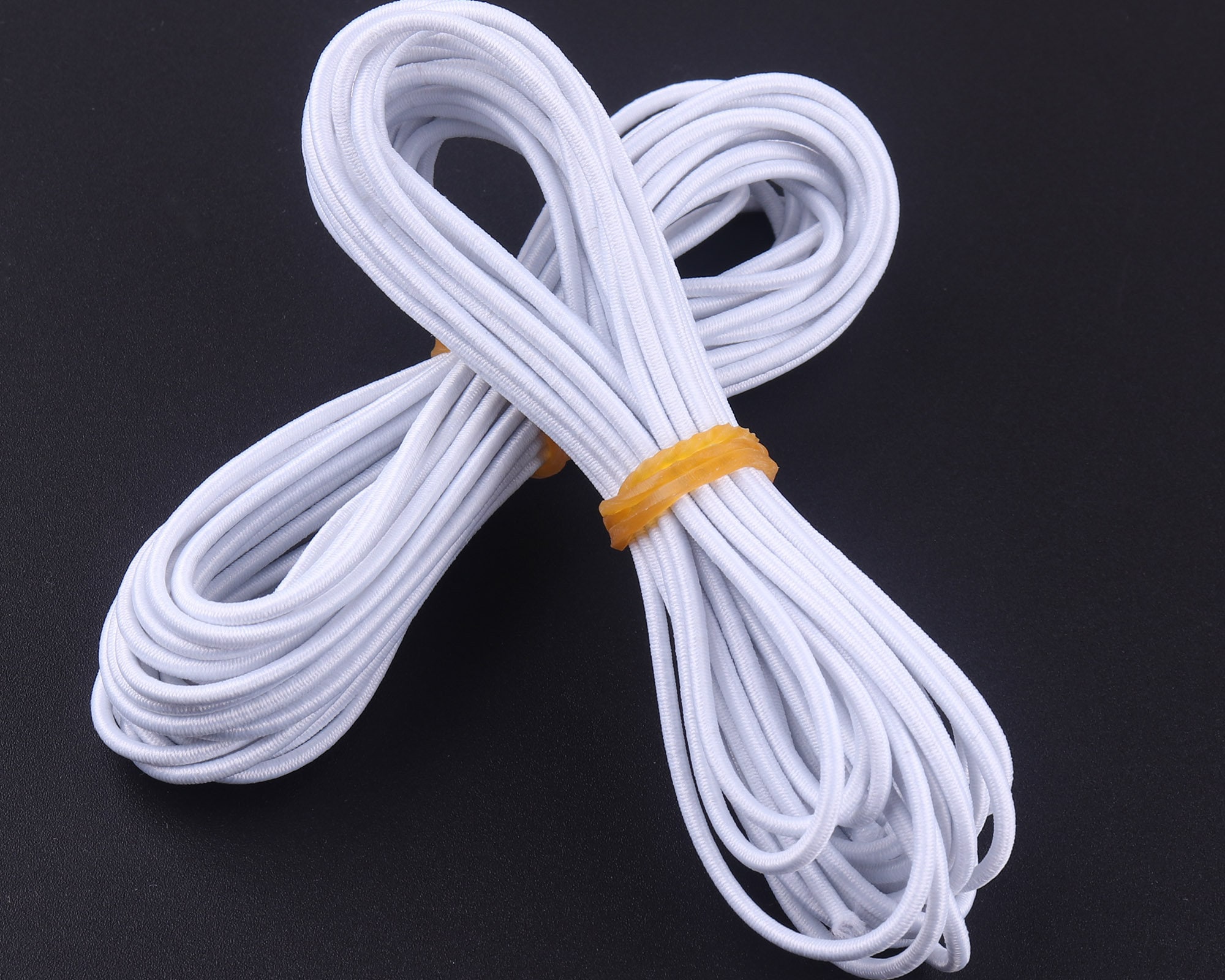 2mm White Round Mask Elastic Cord for Face Mask Stretch Cord - Etsy
