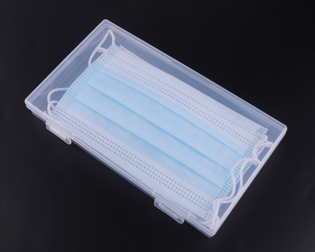 Lucid Fold Face Mask Box Case Plastic Keeper Storage Pouch Bag Portable ...