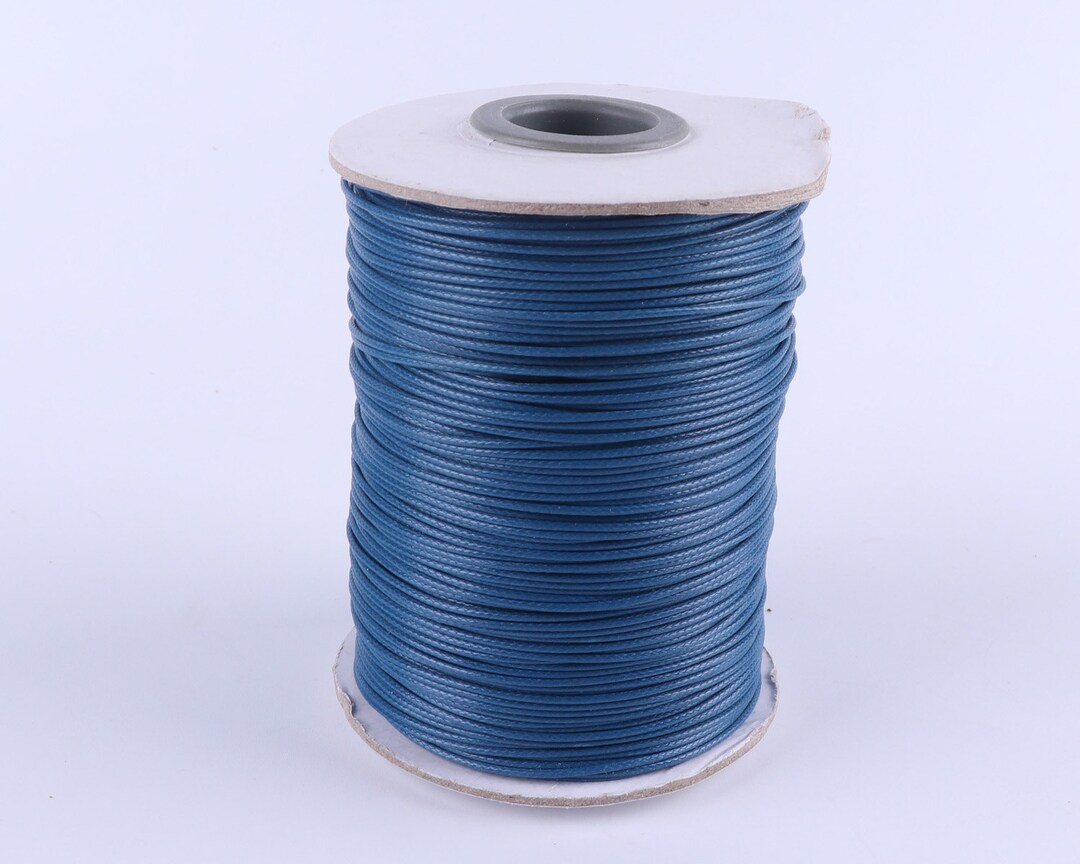 1mm Blue Leather Cord,genuine Leather Cord,leather String,round Leather ...