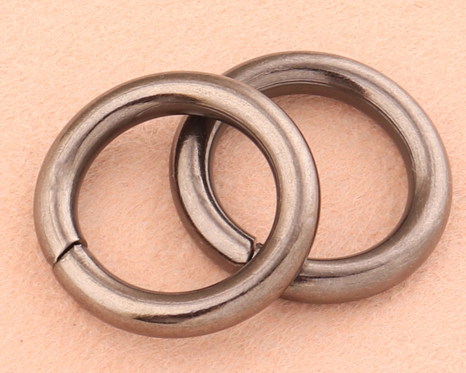 13mm Metal O Rings Welded Metal Loops Gunmetal Round Formed - Etsy