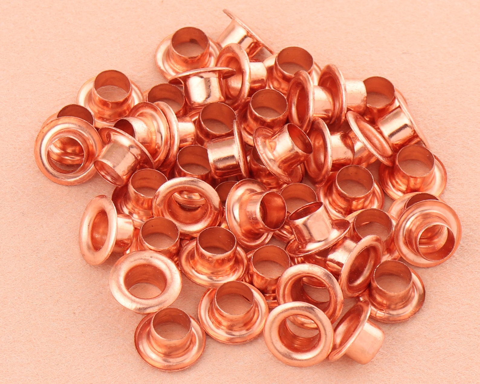 5mm Rose Gold Eyelets Grommets With Washers Metal Grommets - Etsy
