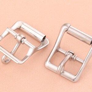 20mm Silver Adjustable Belt Buckle Slide Bucklesrectangle - Etsy
