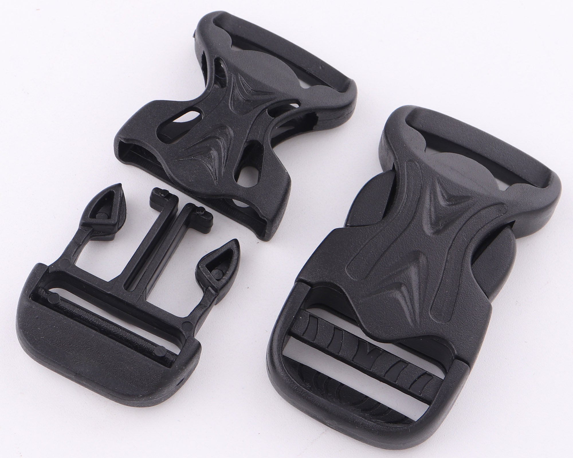 25mm Black Plastic Release Buckle Adjustable Buckles Webbing - Etsy UK