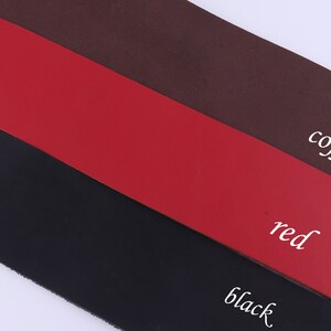 2 Inch Red Leather Strap,leather for Belts,italian Genuine Leather ...