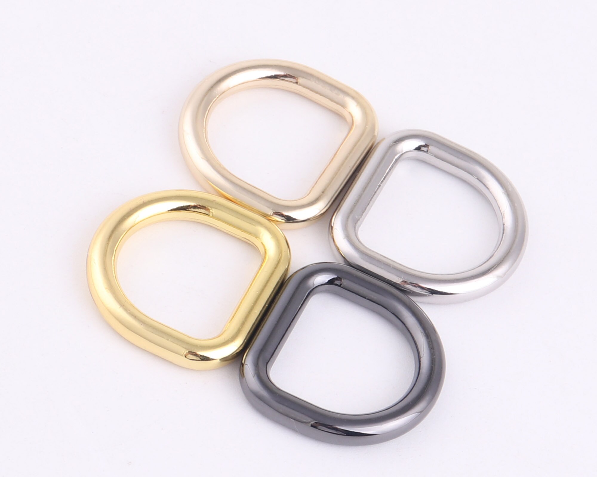 16mm5/8 silver D Rings slide adjustable bucklesMetal | Etsy