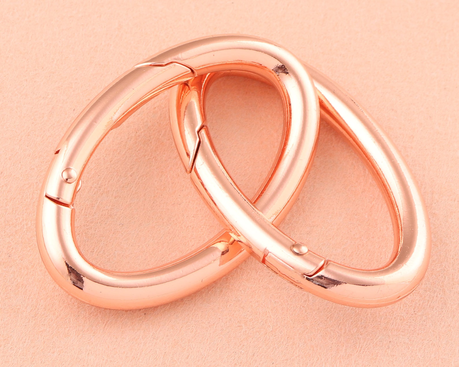 38mm Round Ring Gate silver gold Oval Spring Snap ring Gate O | Etsy