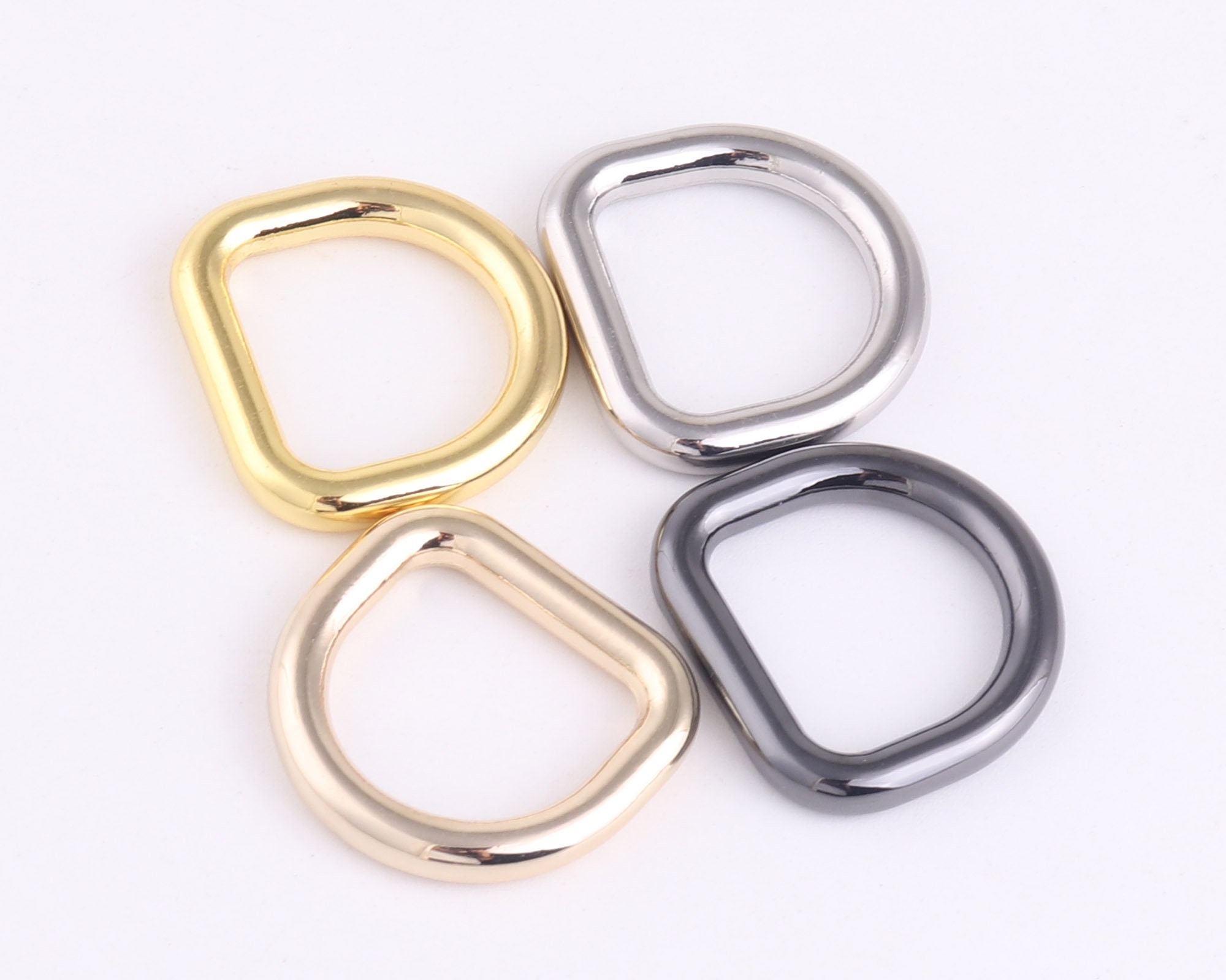 16mm5/8 silver D Rings slide adjustable bucklesMetal | Etsy