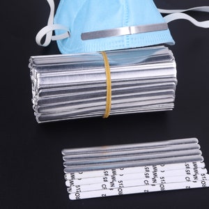 Silver Aluminum Nose Strip Bridge for Face Mask DIY Supplies - Etsy