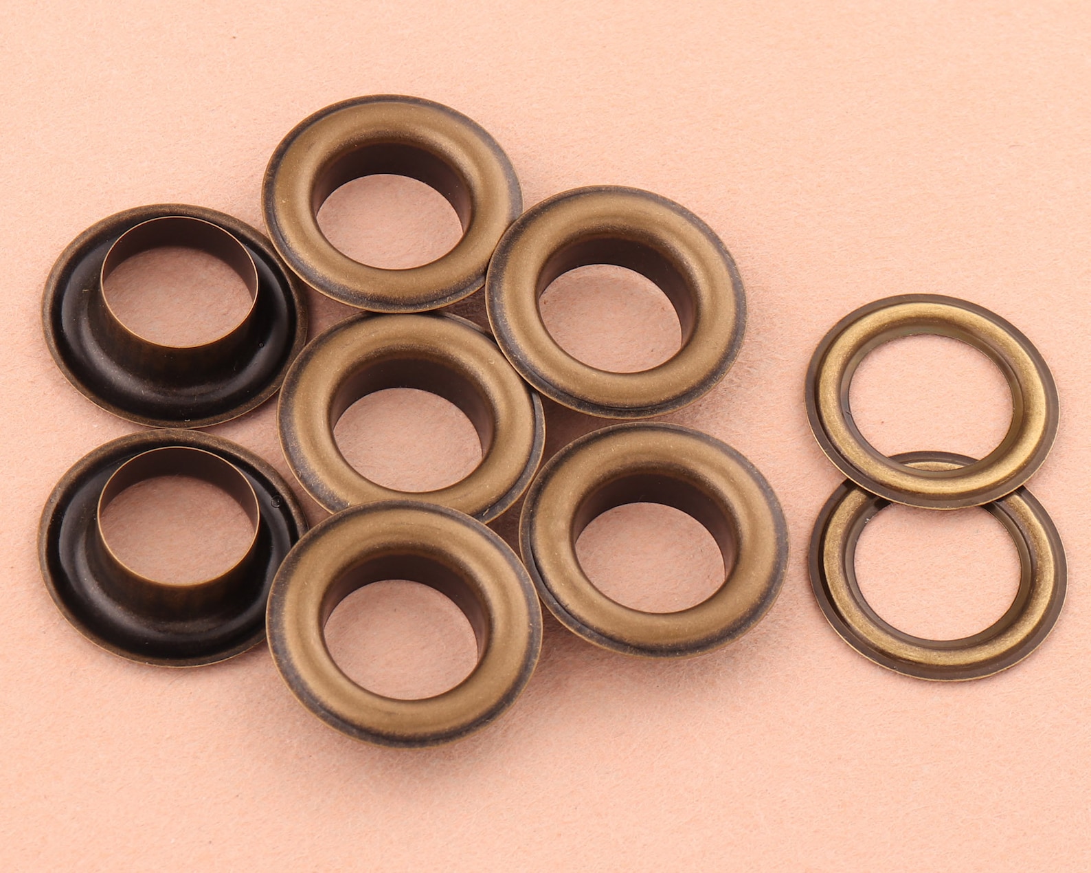 12mm Bronze Eyelets Grommets With Washers Metal Grommets - Etsy