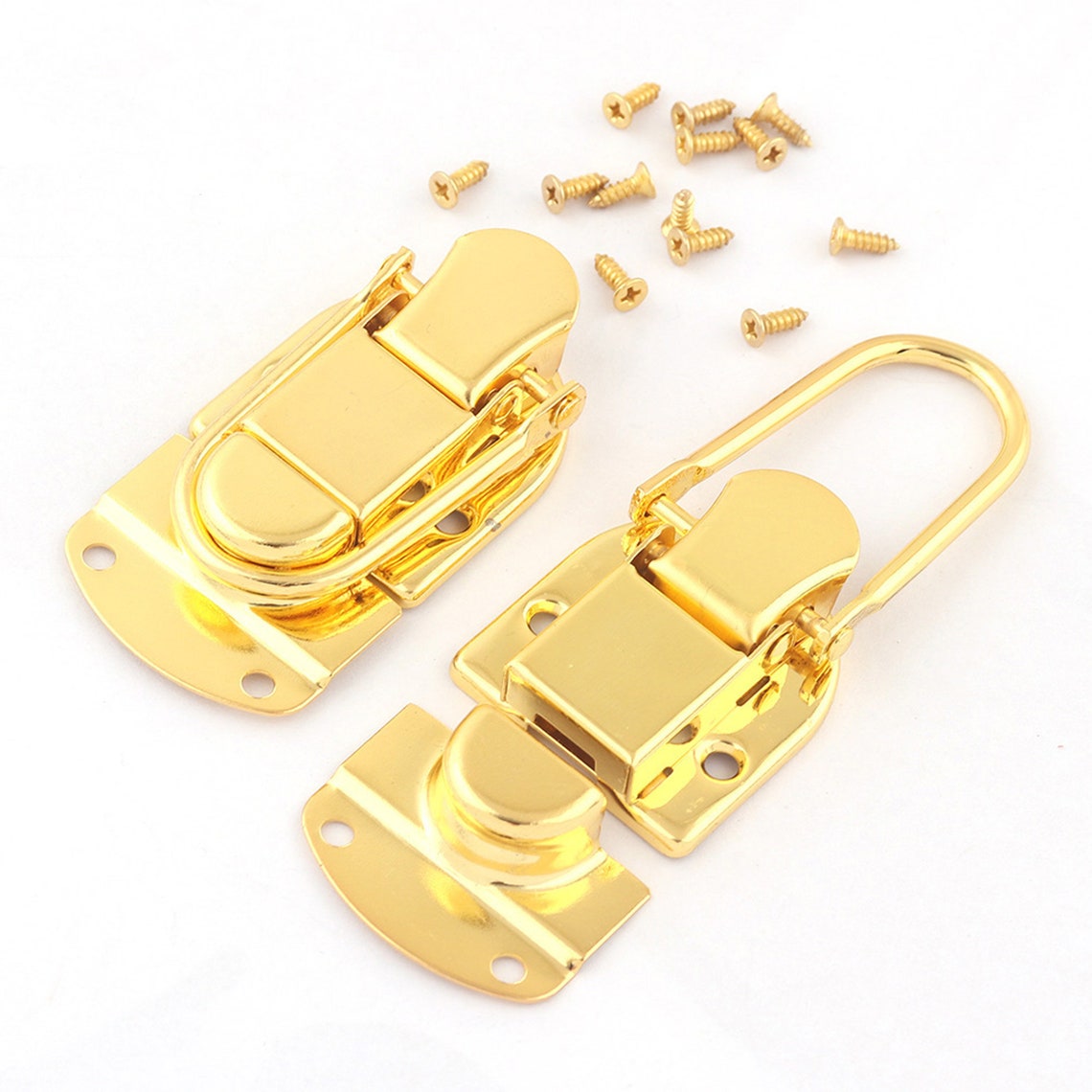 Gold Metal Toggle Case Catch Hasp Latch Trunk Drawbolt Closure - Etsy