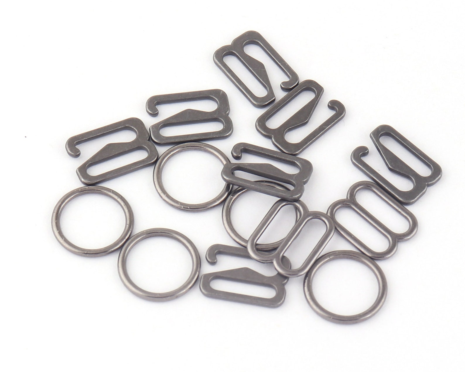 10mm Gunmetal Metal Mini Swimsuit Bra Strap G Hooks - Etsy