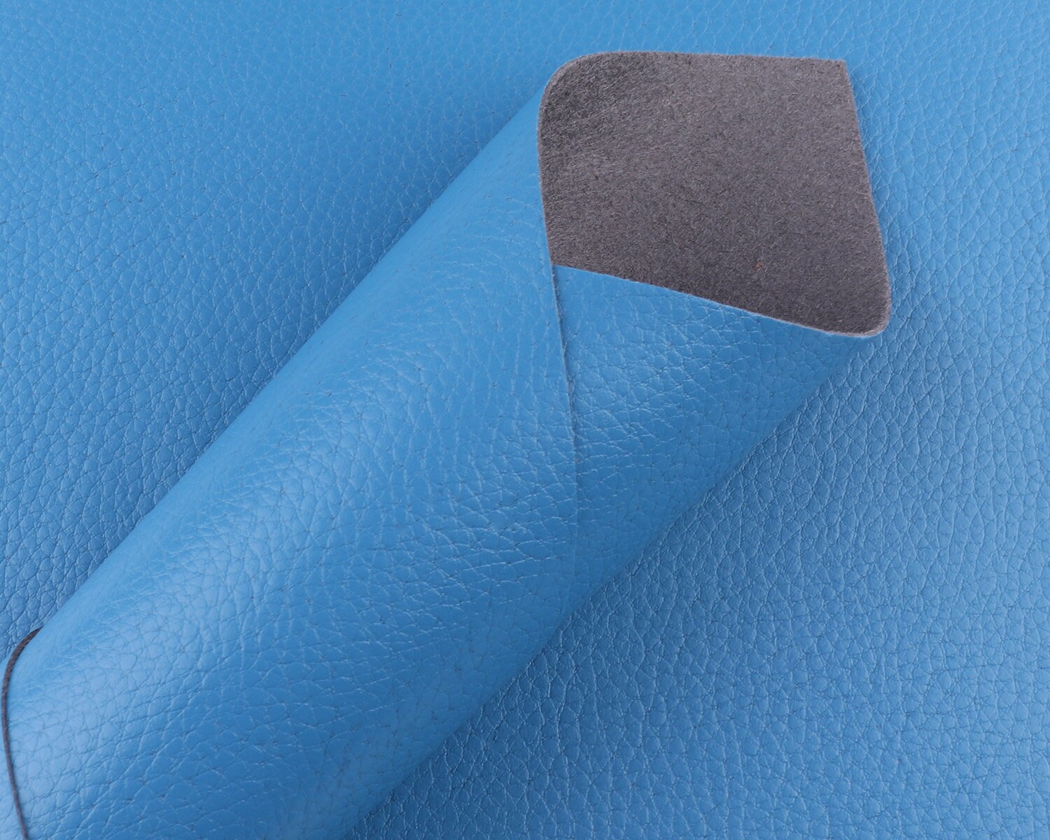 Blue Faux Leather Sheetssolid Leather Fabricvegan - Etsy