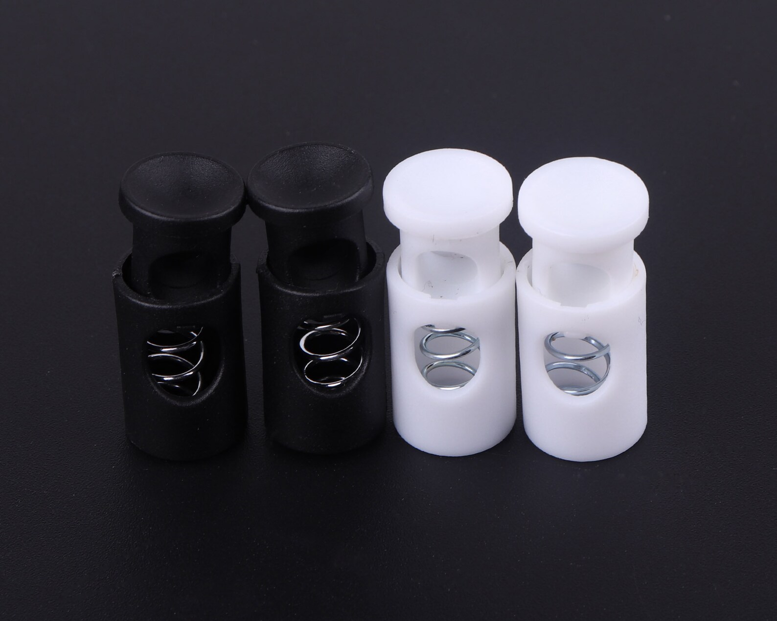 White Cord Lock Adjuster Elastic Adjuster Cord Stop Toggles - Etsy