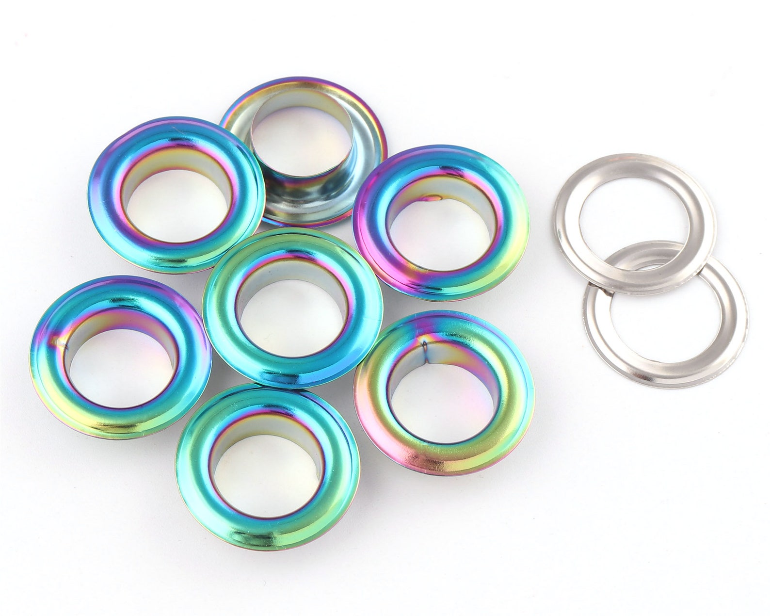 13mm Rainbow Eyelets Grommets With Washers Metal Grommets - Etsy