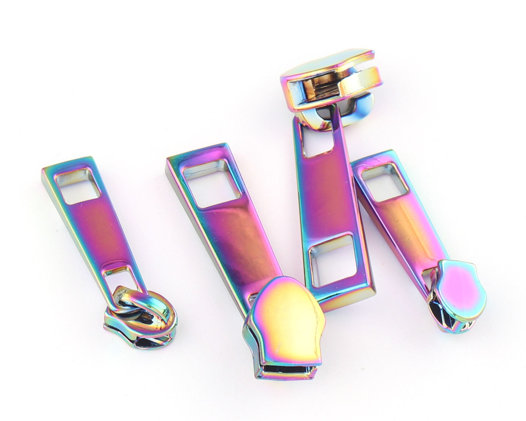 Rainbow 3 /5 Zipper Heads Pullermetal Zipper Pullcanvas - Etsy