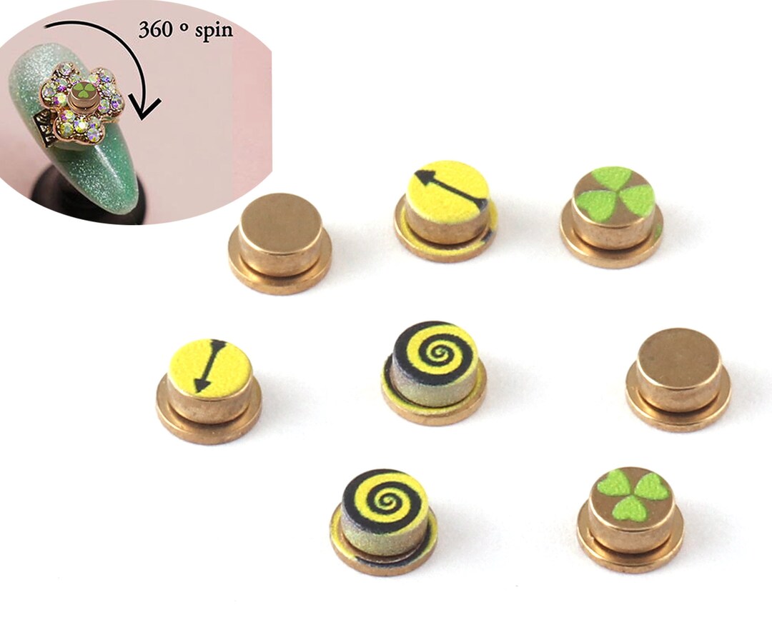 Mini Nail Jewelry Bearings Rotating Manicure Accessories Bearing Nail ...